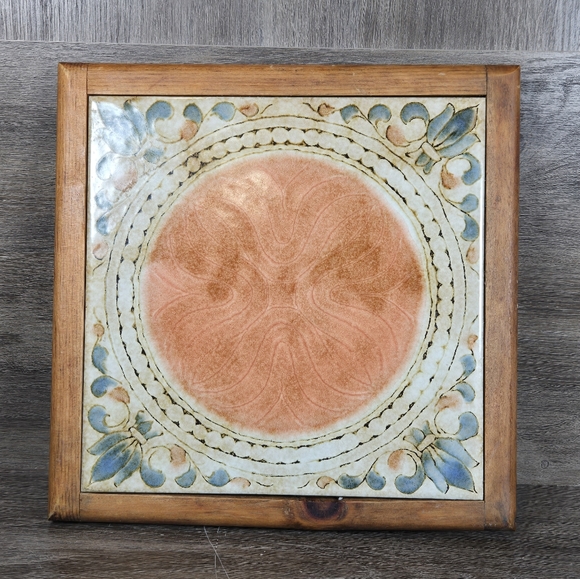 The Country Craftsman | Kitchen | Vintage Ceramic Tile Wooden Frame ...